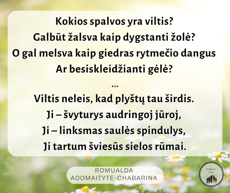 Viltis neleis, kad plyštų tau širdis… – Sveikas.info